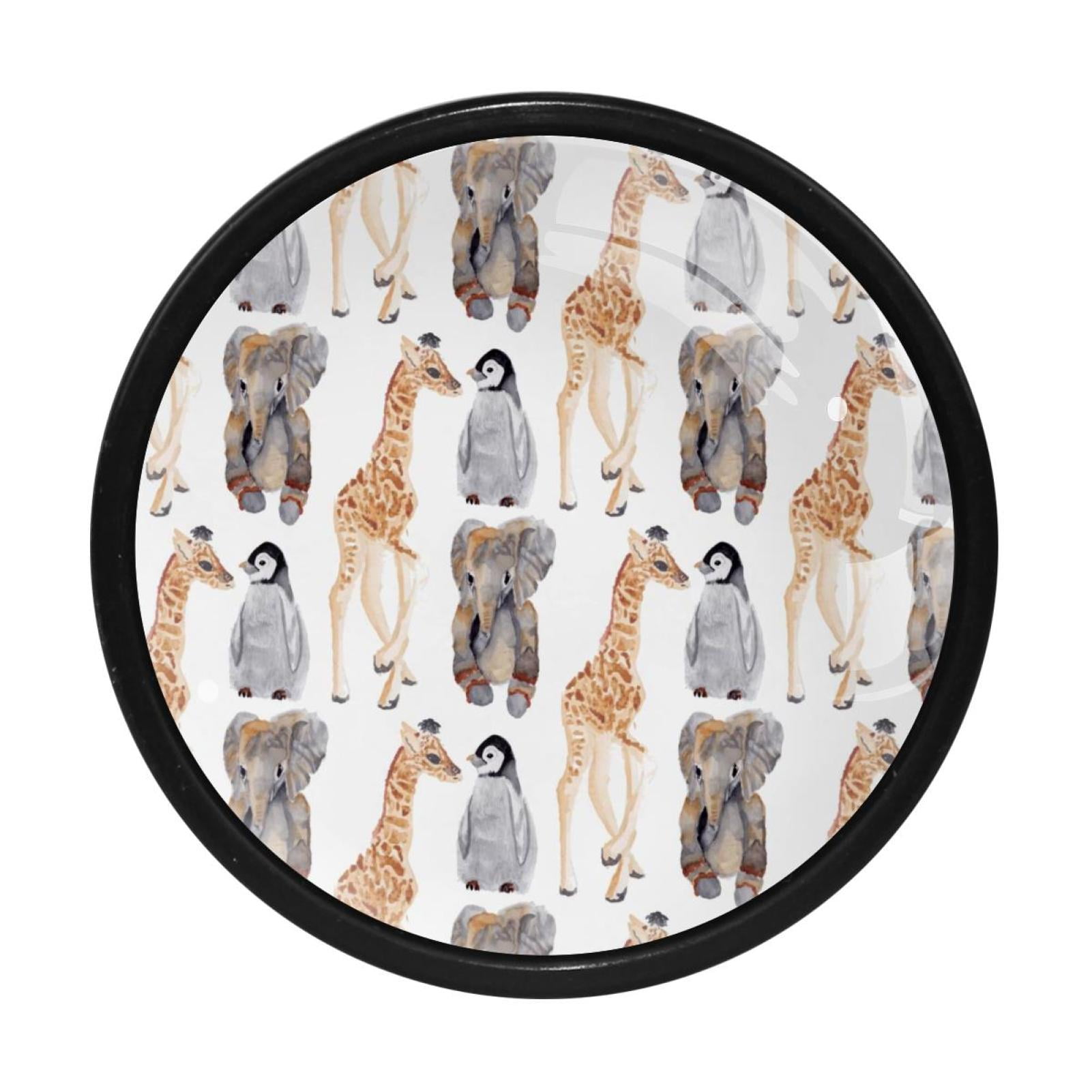 4 Pcs Elephant Knobs for Kitchen Cabinet Cupboard Dresser Bookcase ...