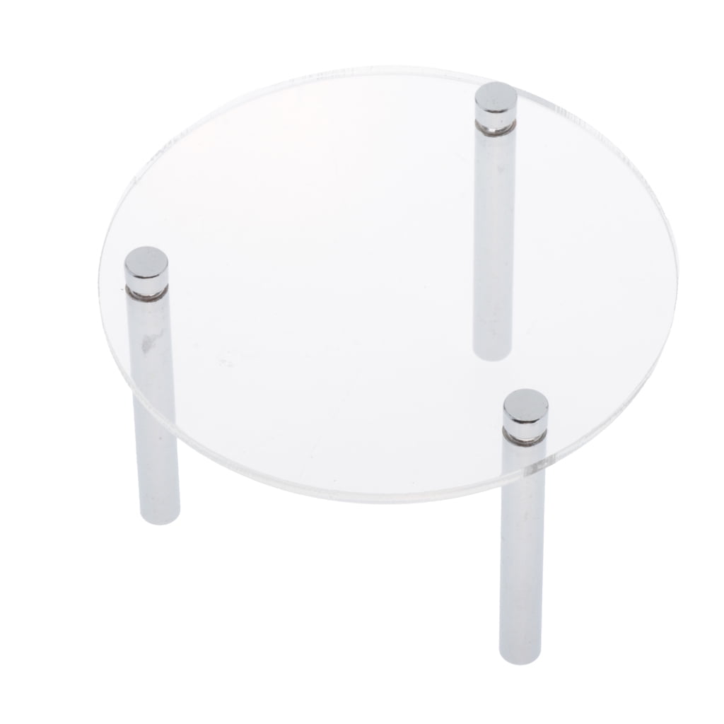 Round Clear Acrylic Display Riser Figure Display Rack for Decoration ...