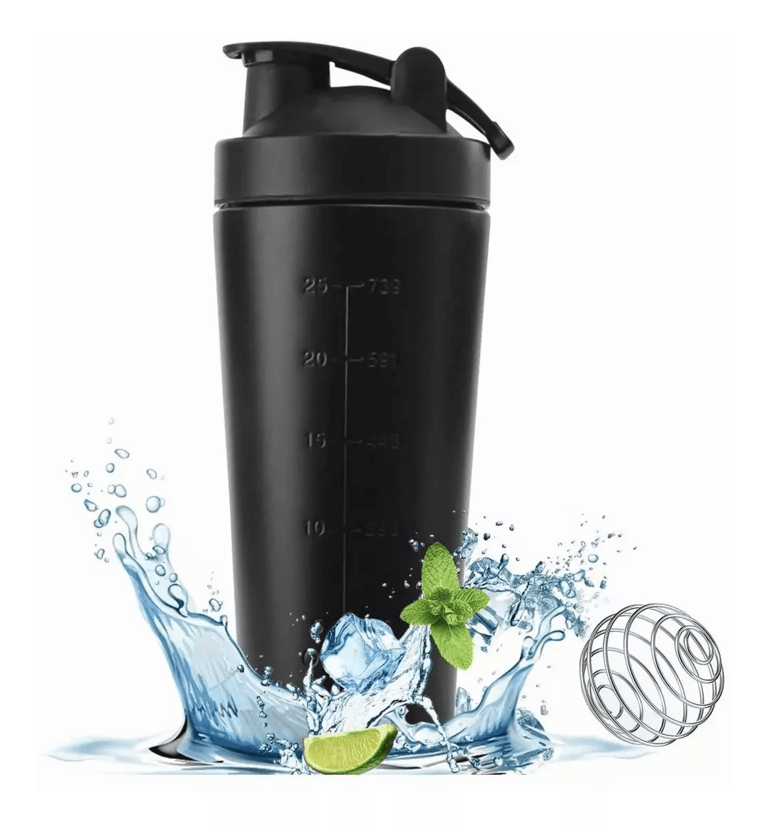 Vaso Shaker Gim Acero Inoxidable, Negro | Walmart en línea