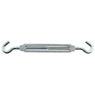 Hampton Small Zinc-Plated Silver Steel 4.875 in. L Rope Binding Hook ...