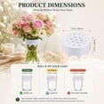 Silicone Flower Arranging Grid, 2026 New Flexible Floral Stem Holder ...