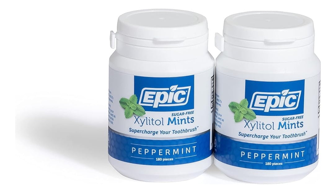 Epic Mentas De Xylitol Sin Azúcar Ni Aspartame 2 Pack | Walmart en línea