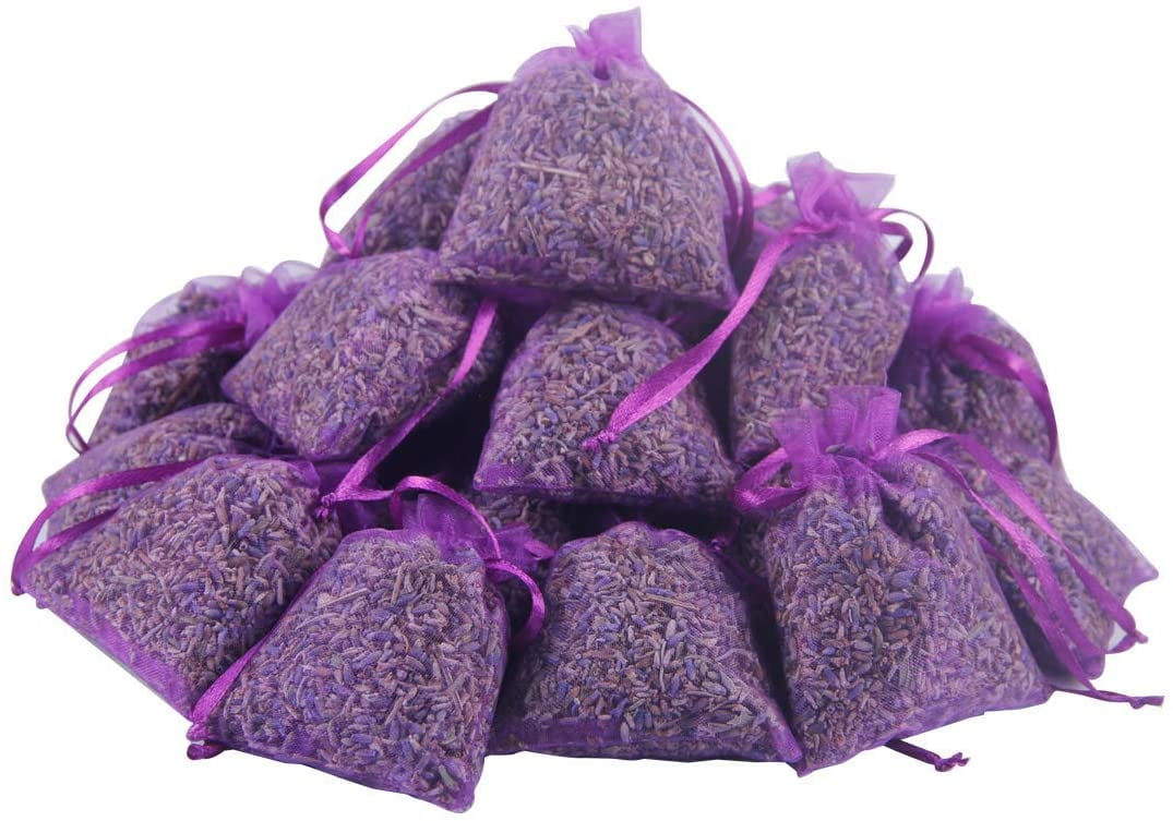 12 Packs French Lavender Sachets for Drawers and Closets Fresh Scents ...
