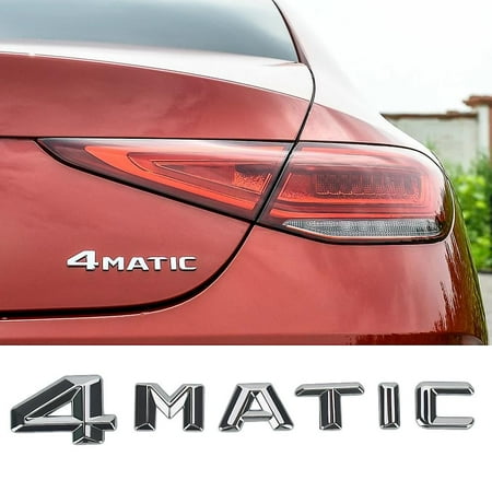 4matic Amg Letters Emblem Car Tail Trunk Sticker 3d Abs Decals For ...
