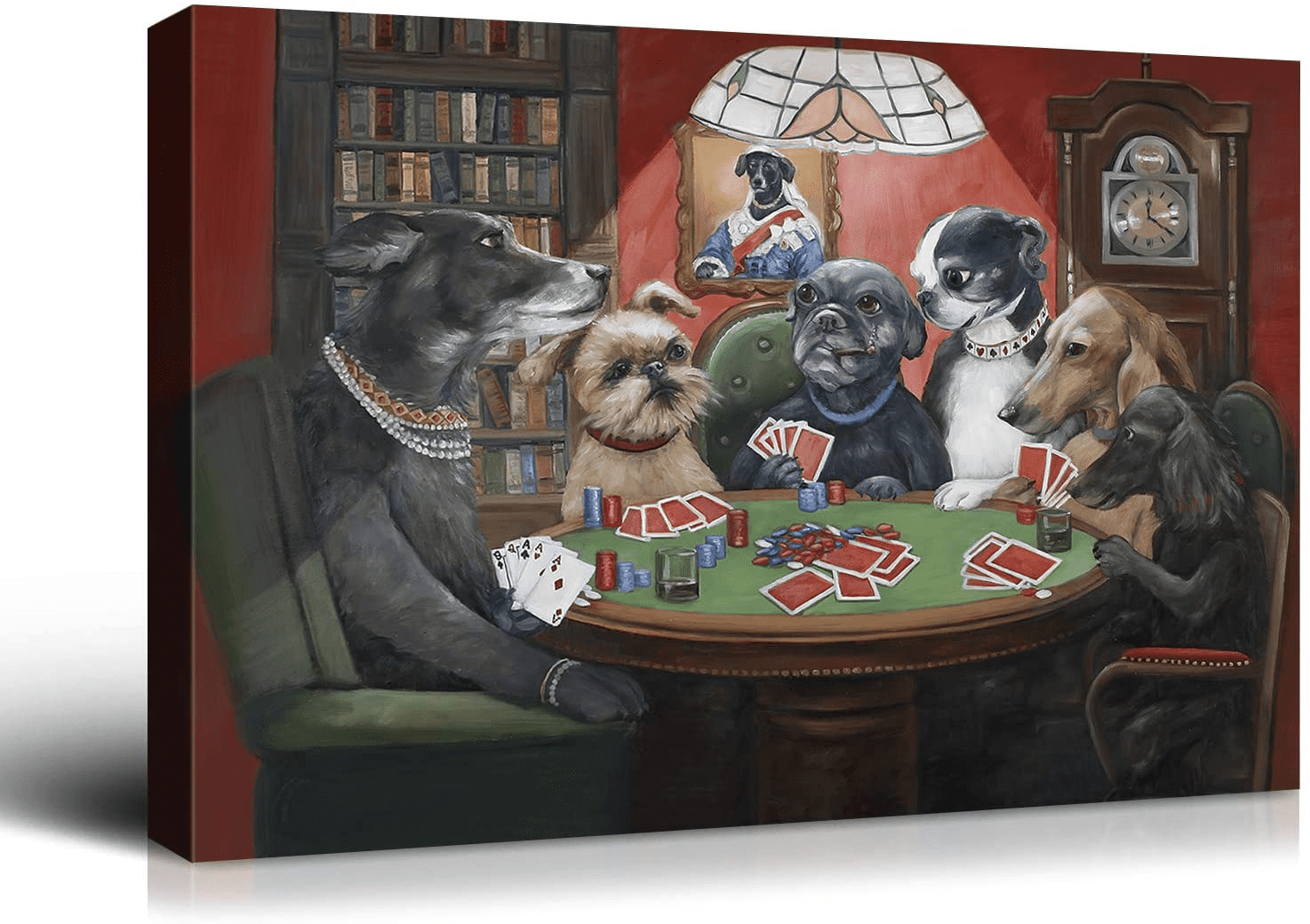 Dogs Playing Cards