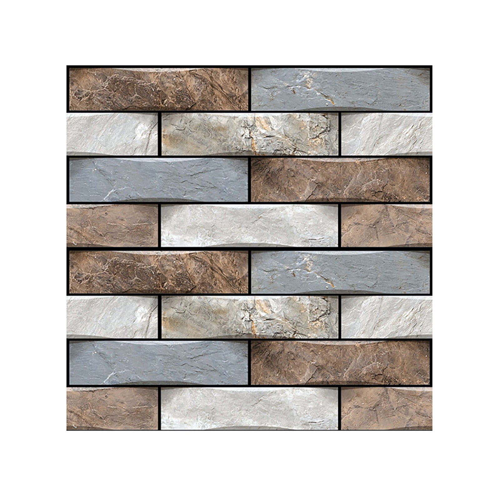 knqrhpse wall decor self adhesive 3d three dimensionals waterproof wall ...