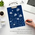 Acrylic Writing Board Gold 12.5*9 Inch Clipboards Transparent Acrylic ...