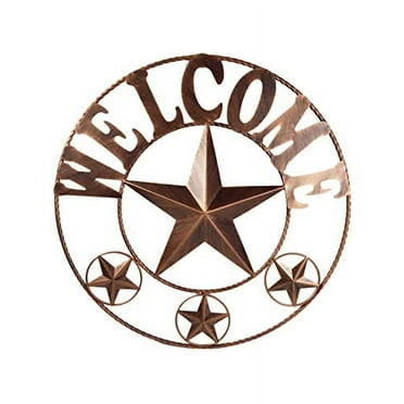 Urbalabs Don't Mess With Texas Metal Ring 24 Inch Texas Lone Star ...