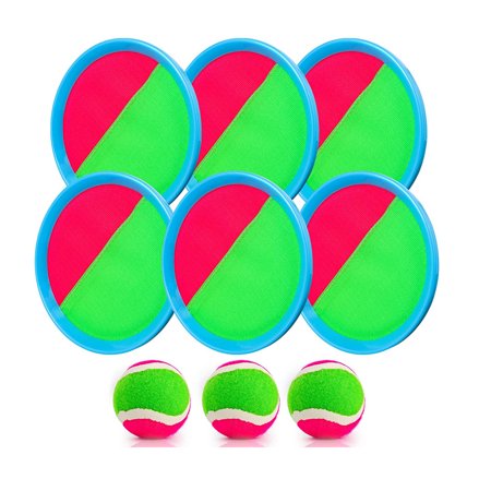Surrme Toss and Catch Set, Catch Toys for Kids, Beach Toys Paddle Ball ...