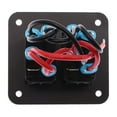 Geloo 2 Gang Rocker Switch Panel Pre-Wired On Off Switch Panel for 12V ...
