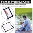 Fishing Cover Kadlawus Fishing Cover, Transparent PVC Bait Protective ...