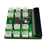 PCI-E Power Adapter Board (12x 6-Pin 12V Output) - 1200W High Power ...