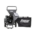 Pulsar 3 in. 7 HP Gas Powered Chipper Shredder with Bagging System ...