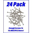 Satin Silver Nickel Finish Wood Screws 9 X 3 Inch – Extra Long Steel ...