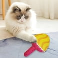 Colorful Lollipop Squeaky Pet Toy Soft Fabric Interactive Chew Play Toy ...