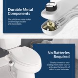 Bio Bidet SlimEdge Simple Bidet Toilet Attachment in White with Dual ...