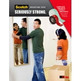 Scotch Indoor Double-Sided Mounting Tape, White, 3/4 in x 350 in, 1 ...