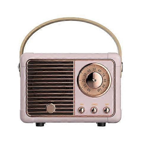 Mini altavoz inalámbrico retro con Bluetooth, radio FM vintage ...