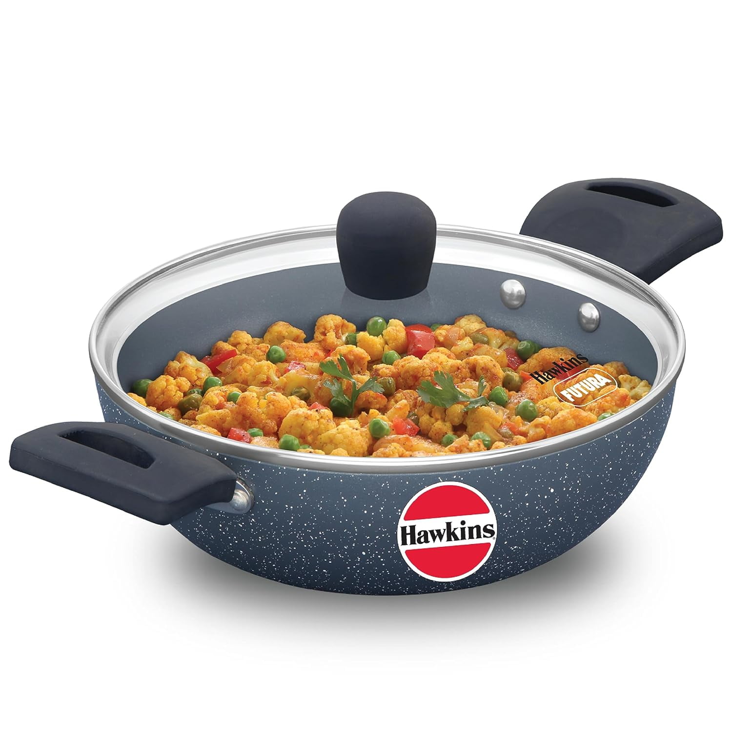 Click here for Hawkins Grey Aluminium Ceramic Nonstick Deep Kadha... prices