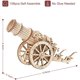 ROKR 3D Wooden Puzzle 158 Pieces Diy Model Toys Medieval Wheeled Cannon ...