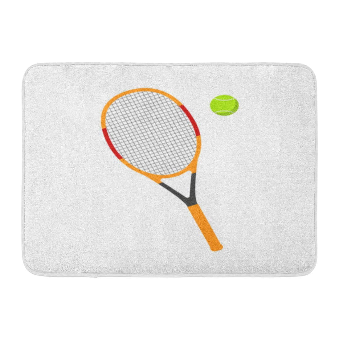 GODPOK Green Auction Black Racket Tennis Blue Activity Red Ball Rug ...