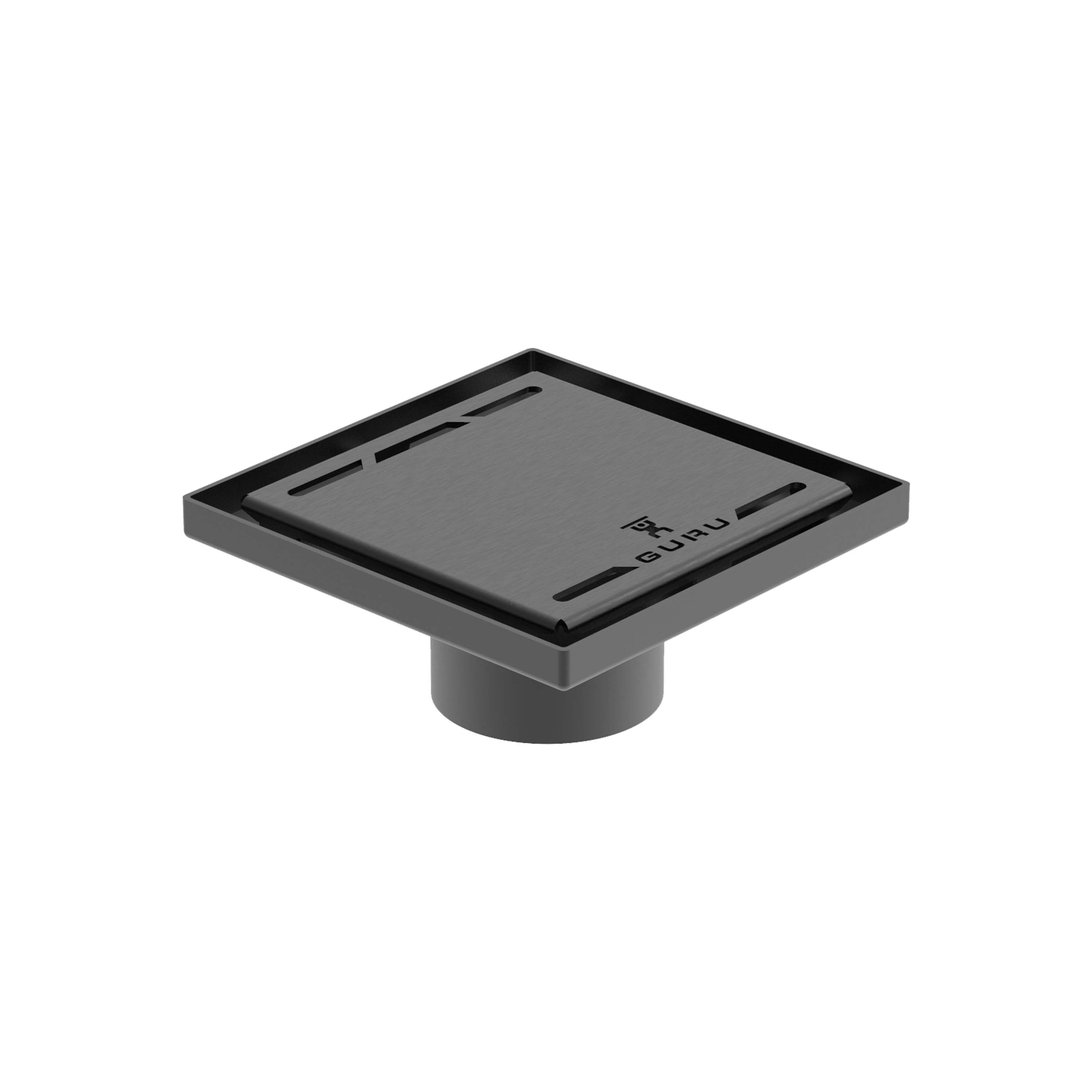 Evolux 4-1/2" Square Lisa Antique Nero Drain Grate - Walmart.com