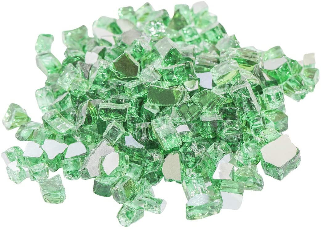 COSIEST Fire Glass 10-Pound for Fireplace Fire Pit, Temperature Rating ...