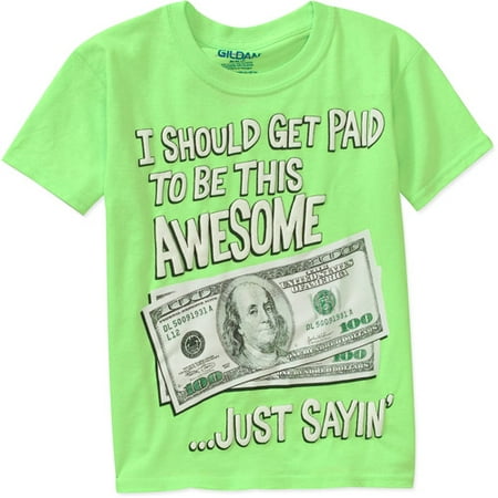 Boys Humor Graphic Tees - Walmart.com