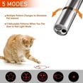 Pesnci Cat Laser Pointer Toy, Adjustable Patterns, Long Range 3 Modes Interactive Training ...