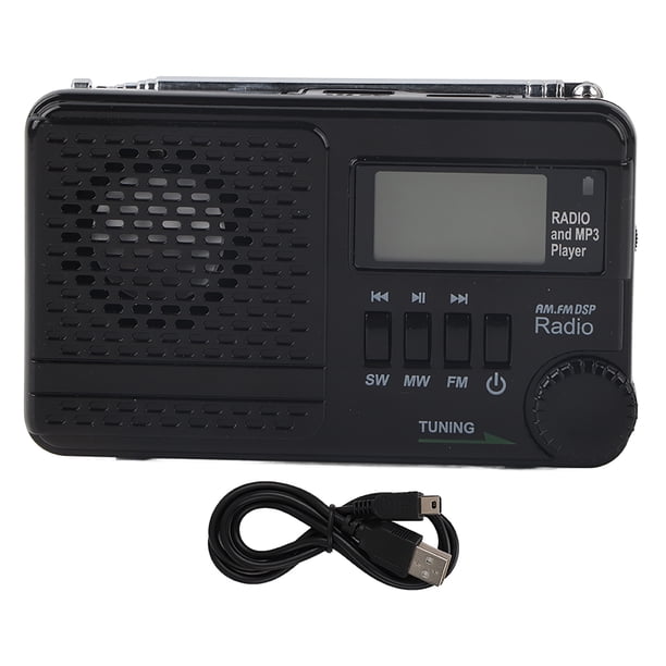 Receptor de radio, reproductor MP3 multifuncional portátil Radio ...