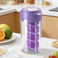 Ctnporpo 500ml Large Ice Cube Tray with Lid Spill Proof 8 Compartment ...