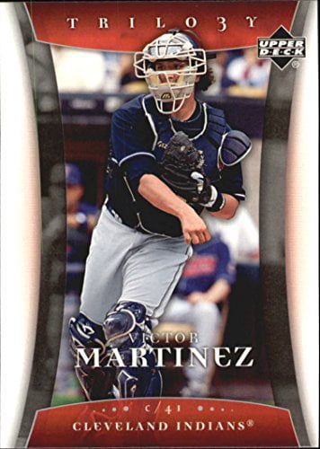 2005 Upper Deck Trilogy #98 Victor Martinez MLB Baseball Trading Card ...