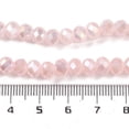Baking Electroplate Glass Beads Strands AB Color Faceted Rondelle ...