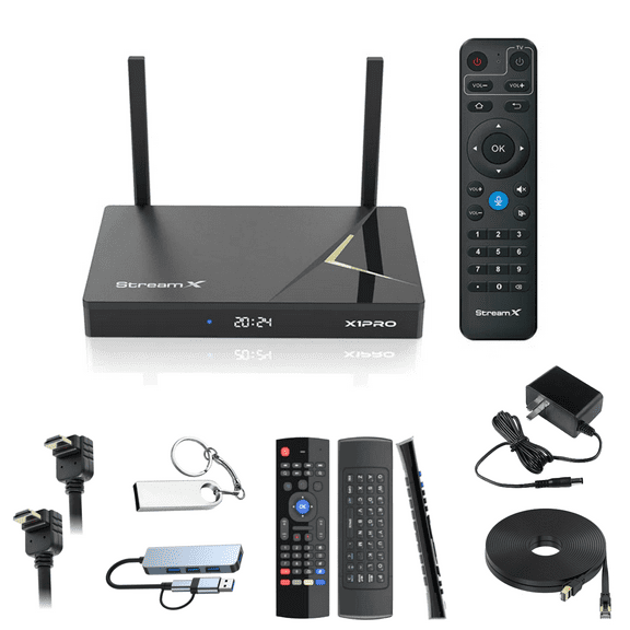 2025 Streamx X2 Max Superbox,6K Ultra Hd with 4GB+64G , 1700+ Live TV ...