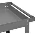 Global Industrial 988843 2 Shelf Deep Tray Steel Stock Cart, 36 x 24 in ...