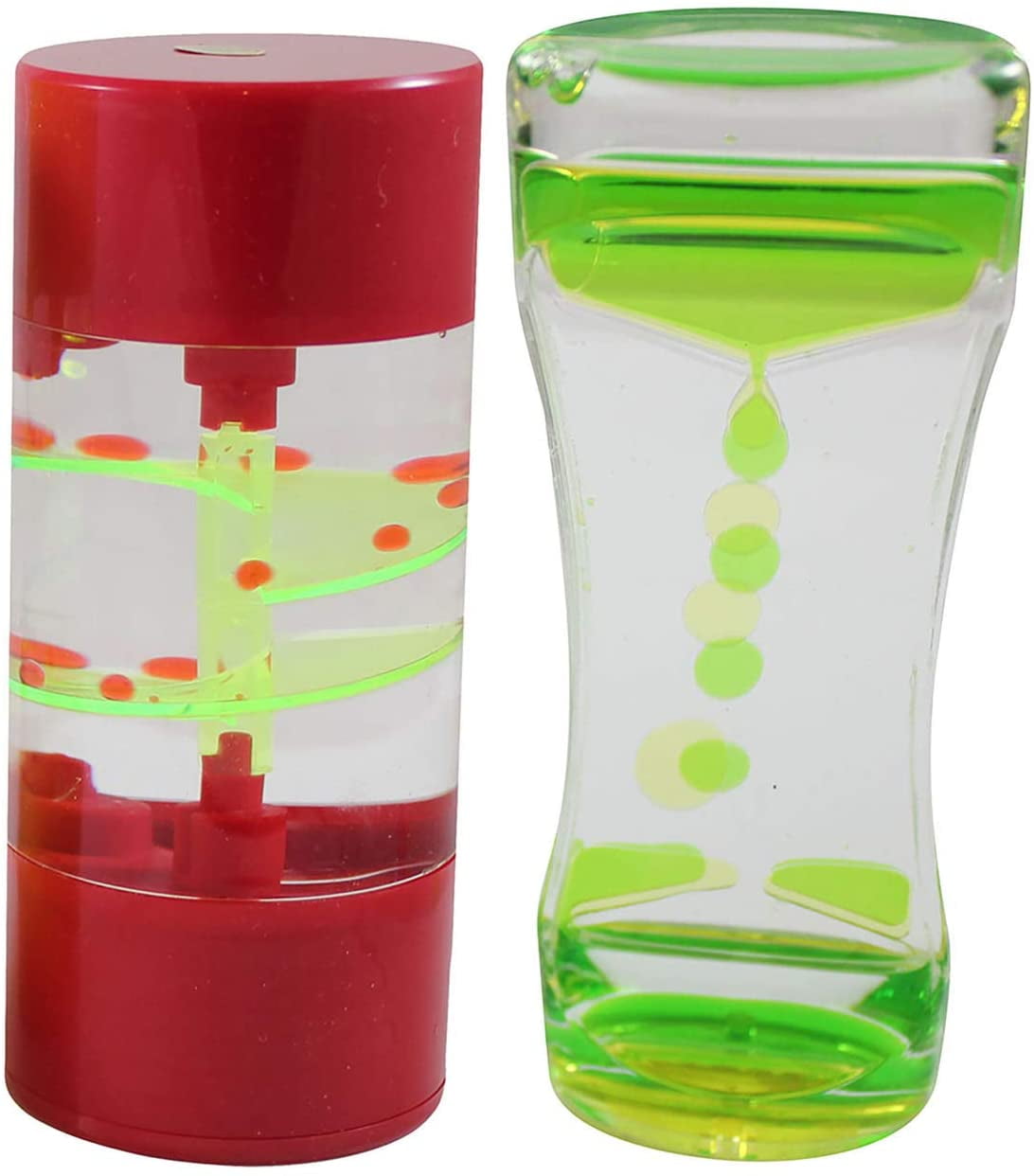 Buy Set of 2 Bubble Spiral Liquid Dripping Timer - Calm Down Jar ...