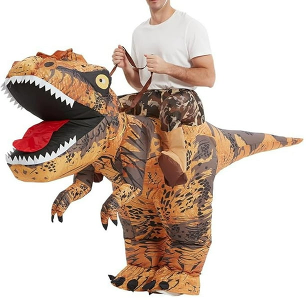 Disfraz inflable de dinosaurio T-Rex de Qshine para adultos | Bodega ...