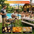 6 Pack String Light Poles,10 FT Metal Poles with Fork for Outdoor ...