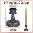 24Pcs Plastic Tall Candlestick Holder Pillar Candle Centerpiece Perfect ...