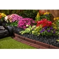 GroundSmart Roman Brick Landscape Edging, 4' Red Rubber Garden Edging ...