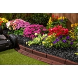 GroundSmart Roman Brick Landscape Edging, 4' Red Rubber Garden Edging ...