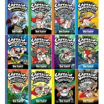 Captain Underpants Series Set: Complete Hardcover Comic Box 1-12 ...