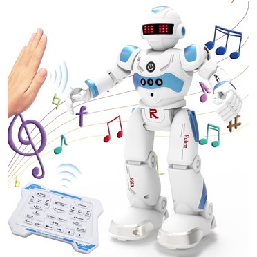 6" Rubber Robot (Grey) Fun Robot Figures and Playtime Companions ...