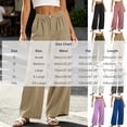 Costeam Womens Casual Straight Leg Cropped Pants Elastic Back Waist ...