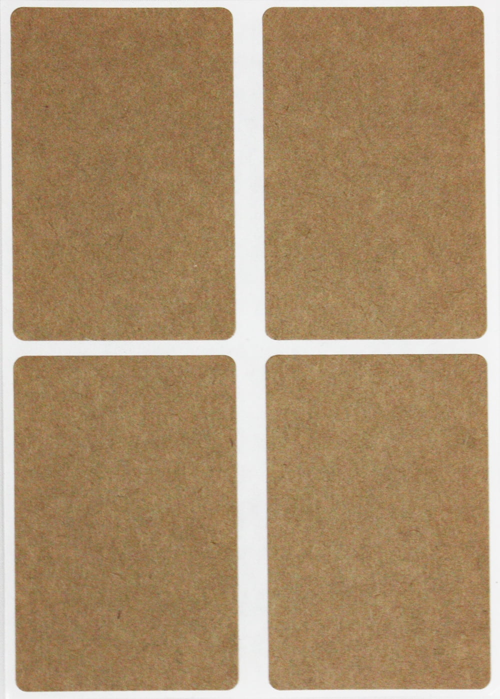 Royal Green Kraft Sticker Labels Rectangle for Crafts and Gift ...