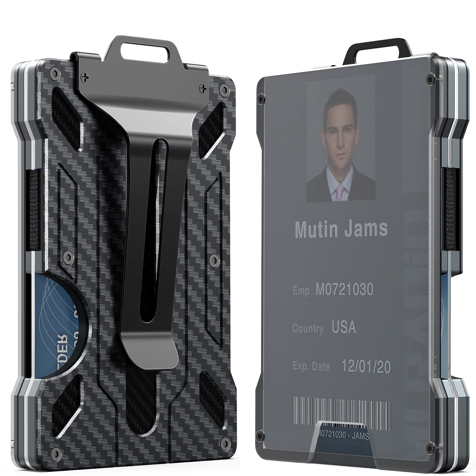 Click here for Pepisky Wallet For Men - Slim Aluminum Metal Money... prices