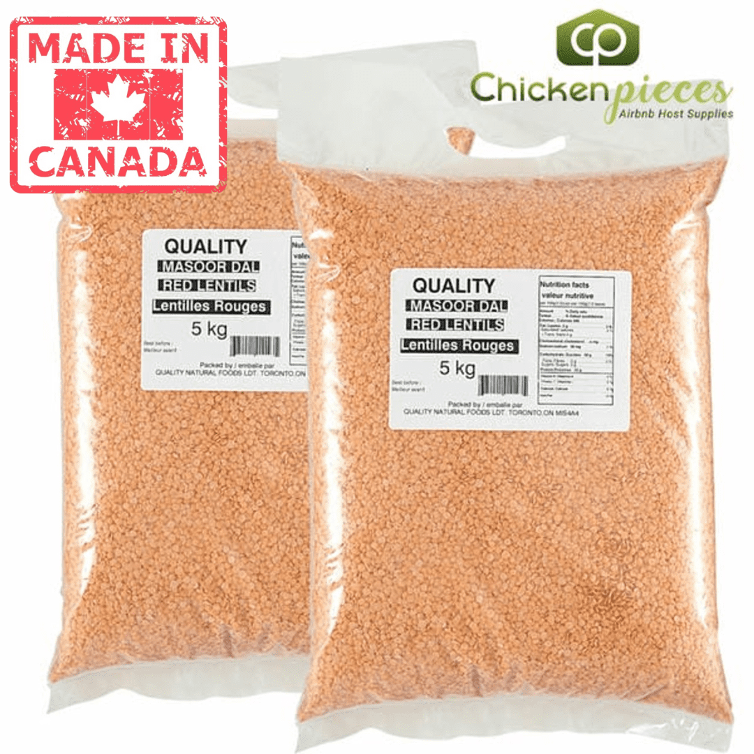 Quality Red Lentils Quality Bulk Large 5kg/11Lbs (2/Case) -Canadian ...