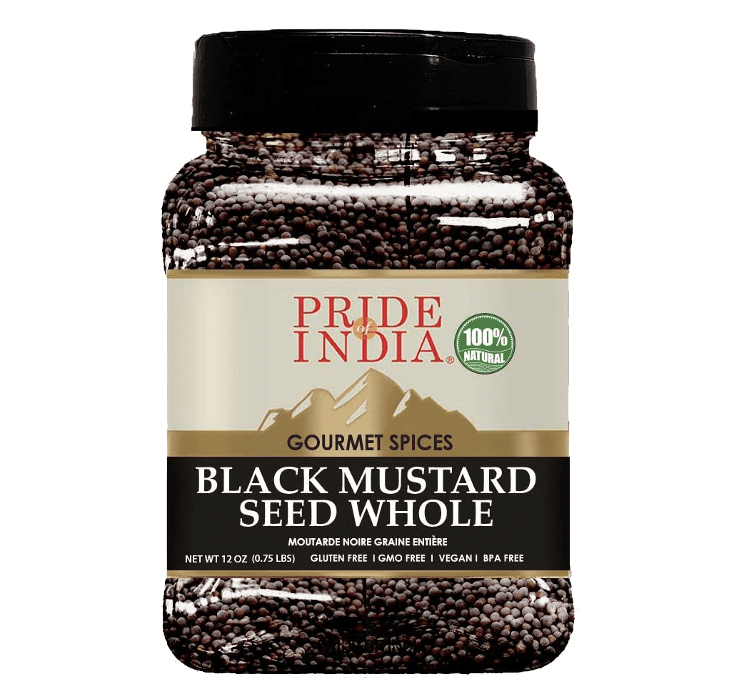Pride of India – Black Mustard Seed – Gourmet & Vegan Indian Spice ...