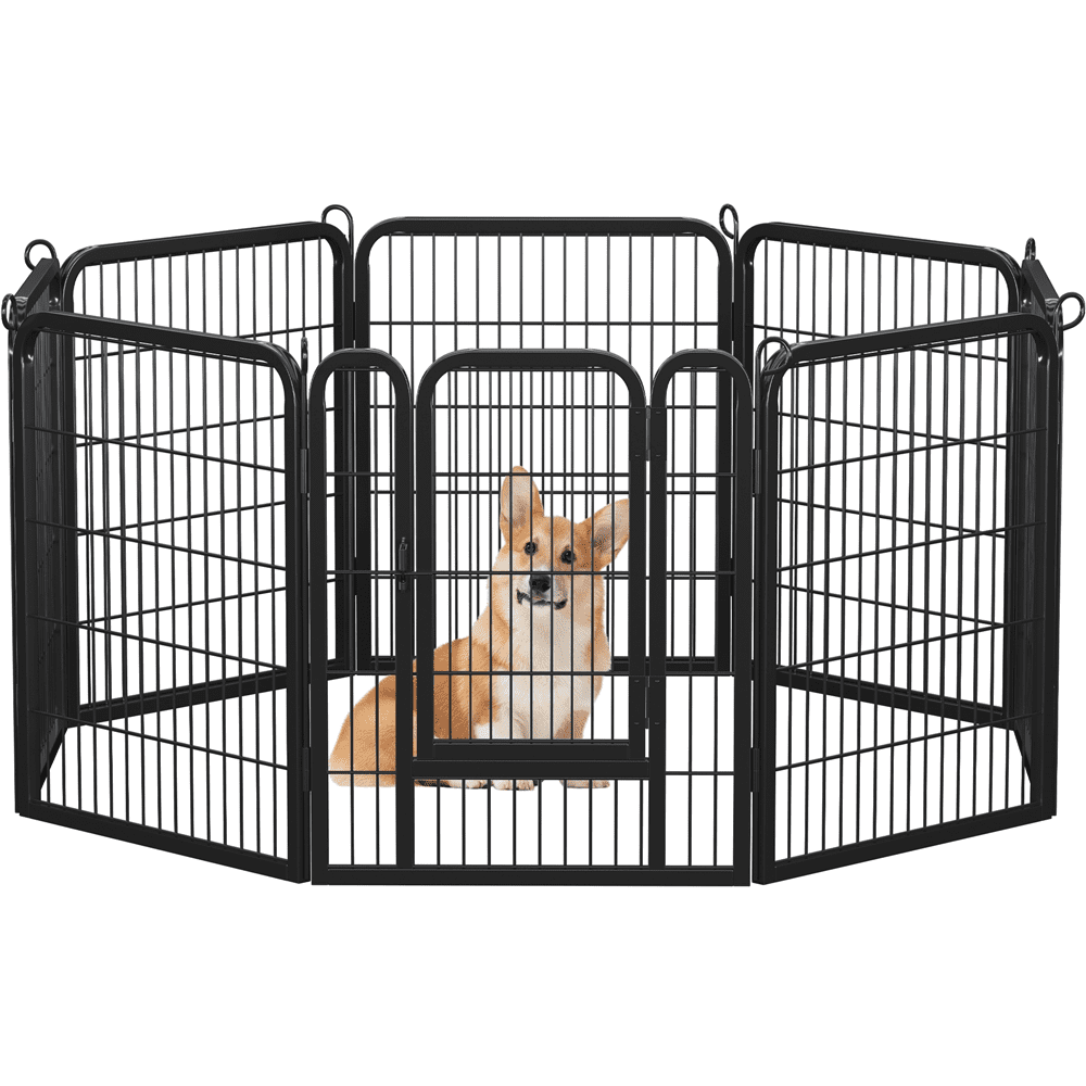 Click here for Yaheetech 31.5 Tall Dog Playpen Panel With Door  B... prices