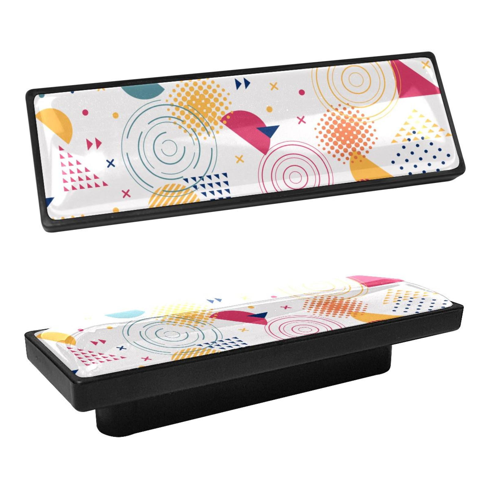 4 Pcs Rectangle Cabinet Handle Cupboard Knob Drawer Pulls Handle ...